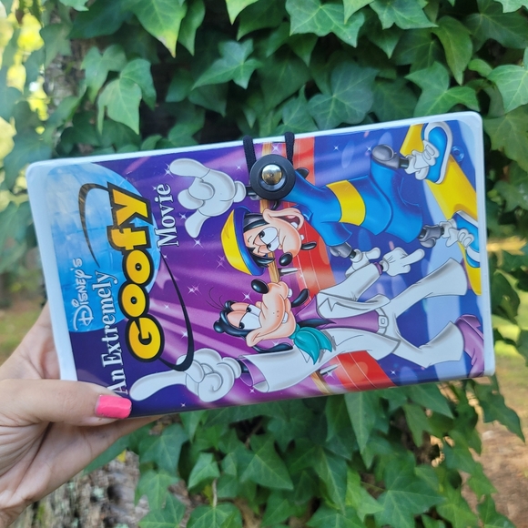 Disney | Bags | An Extremely Goofy Movie 200 Upcycled Vhs Clutch Bag ...